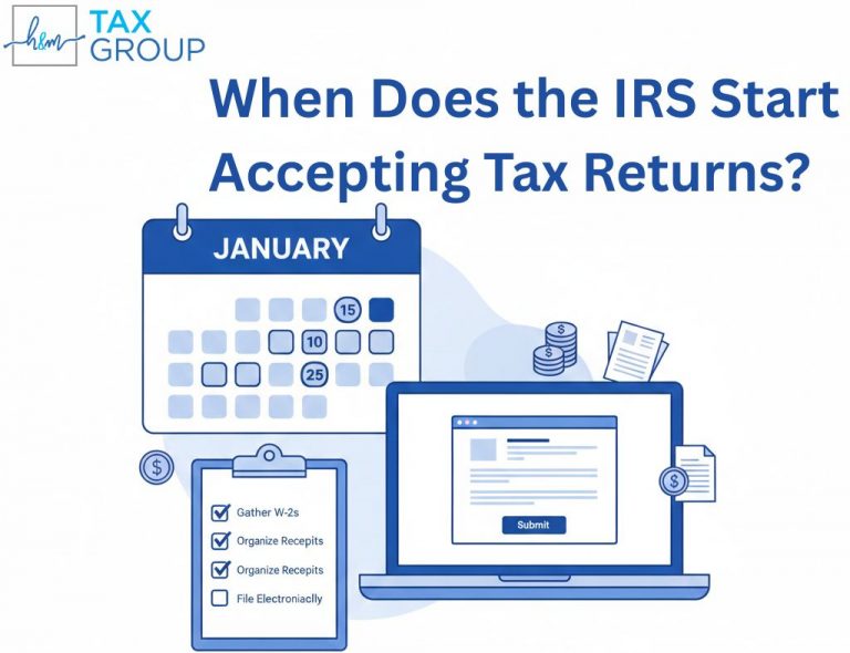 When Does the IRS Start Accepting Tax Returns? - H&M Tax Group